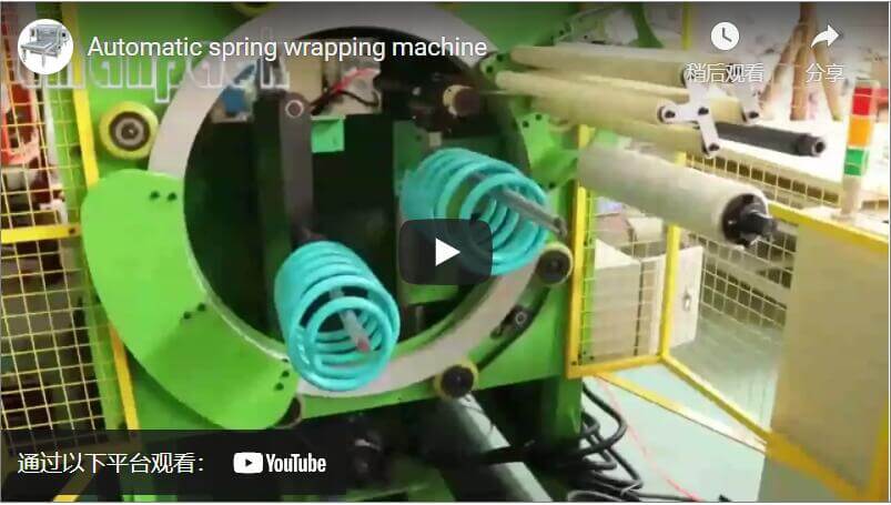 Automatic spring wrapping machine - emanvideo