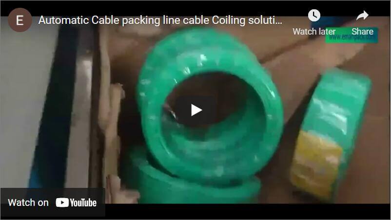 Automatic Cable packing line cable Coiling solution with Wrapping ...